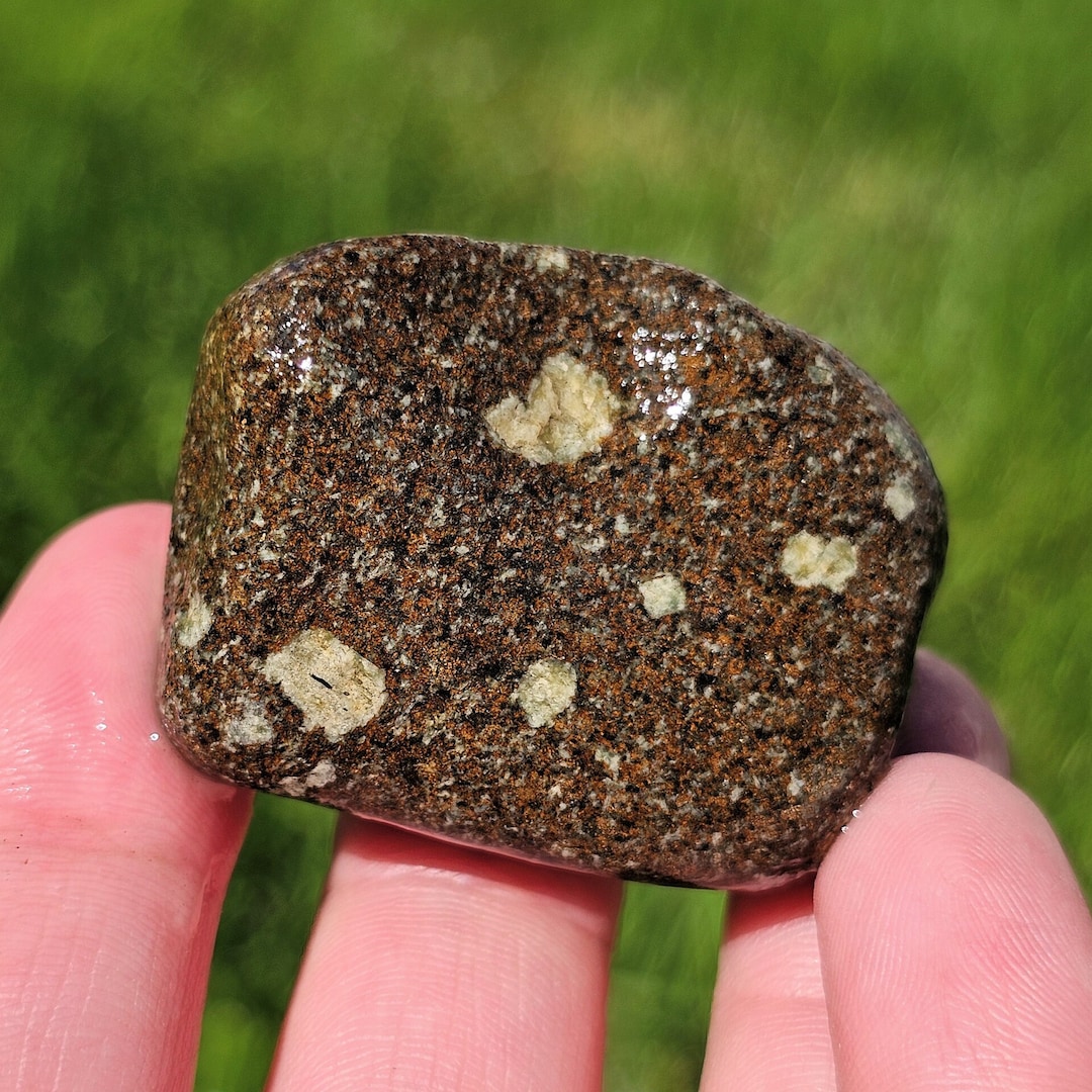 Porphyritic Basalt, Plagioclase Feldspar, Visible Pyroxene, Precambrian ...