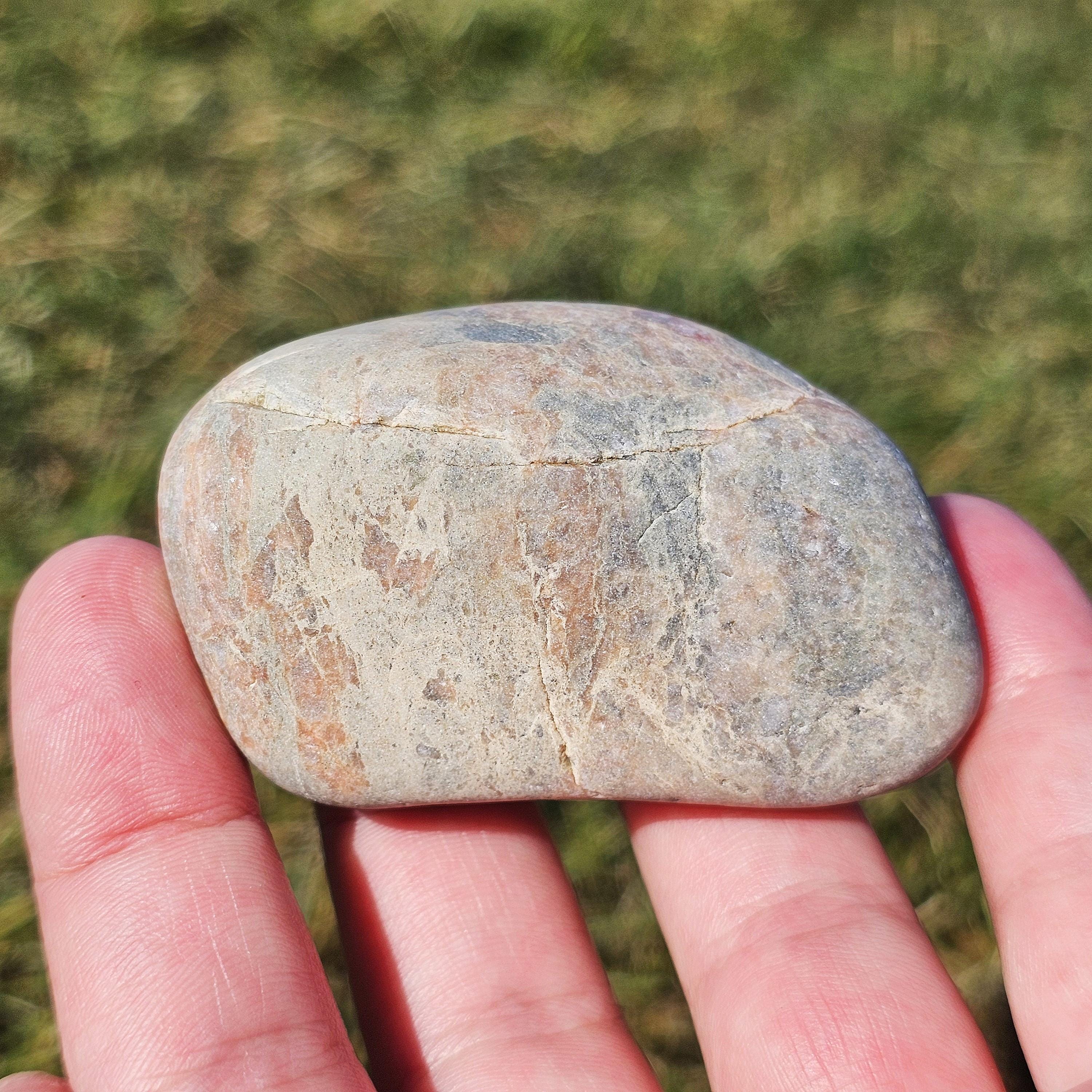 Banded Unakite Jasper, Epidote Veins, K-feldspar, Quartz, Precambrian ...