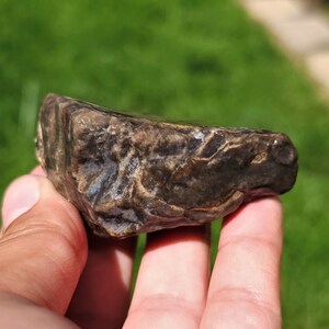Dark Banded Flint Chert, Red Hematite, Yellow Limonite, Natural Shine ...