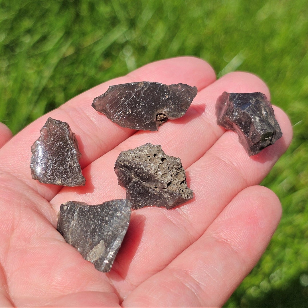 Purple Slag Glass, Historic 1870s Iron Ore Smelting, Fluorescent, Great ...