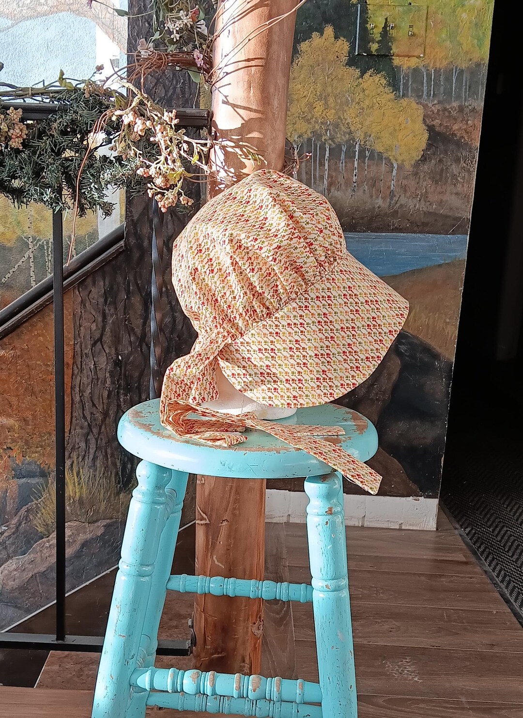 Pioneer Sun Bonnet, Little House on the Prairie Bonnet, Trek Bonnet - Etsy