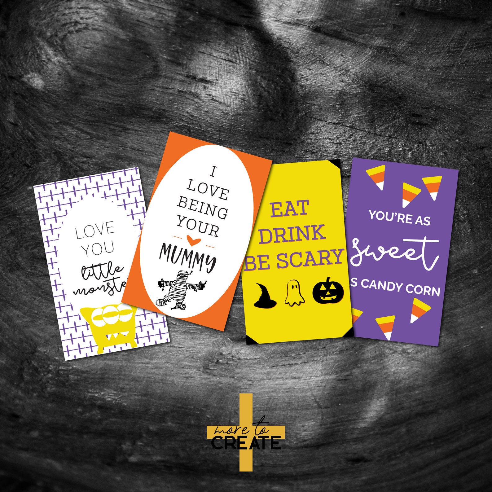 24 Halloween Lunch Box Notes Printable Notes - Etsy