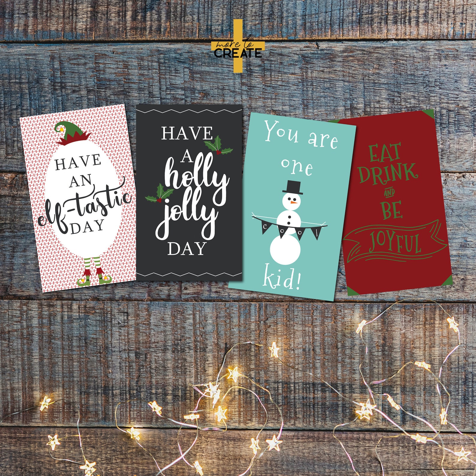 24 Christmas Lunch Box Love Notes Instant Download - Etsy