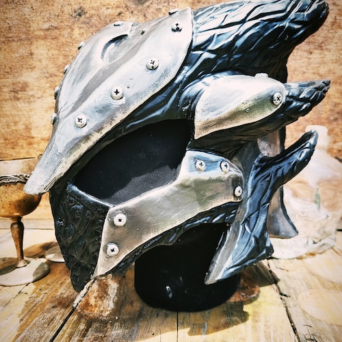 Skyrim Elder Scrolls Daedric Helmet Prop Replica | Etsy Skyrim Elder Scrolls Daedric Helmet Prop Replica | Etsy