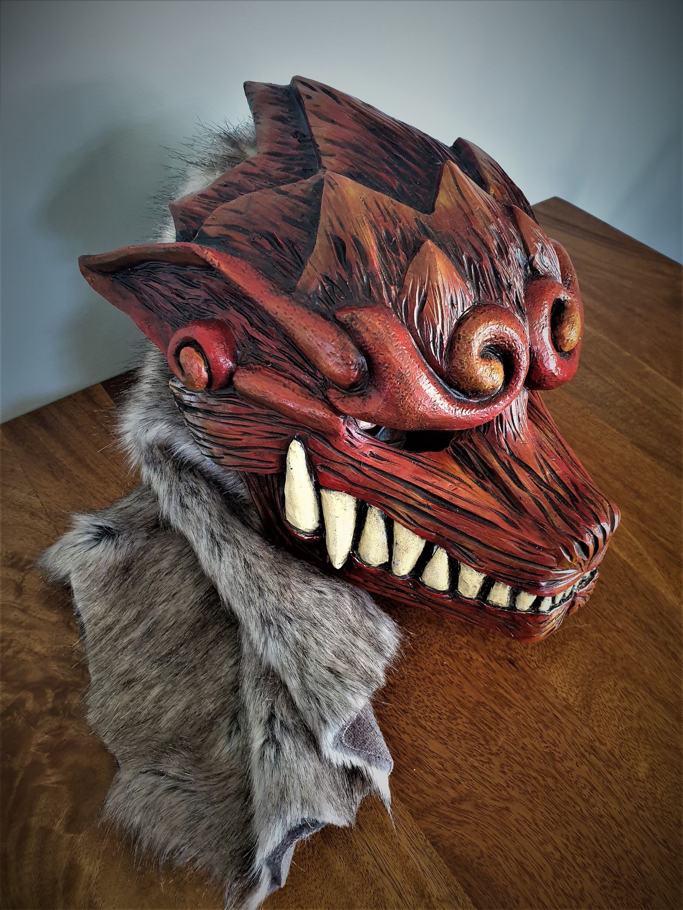 Odogaron Mask Monster Hunter | Etsy