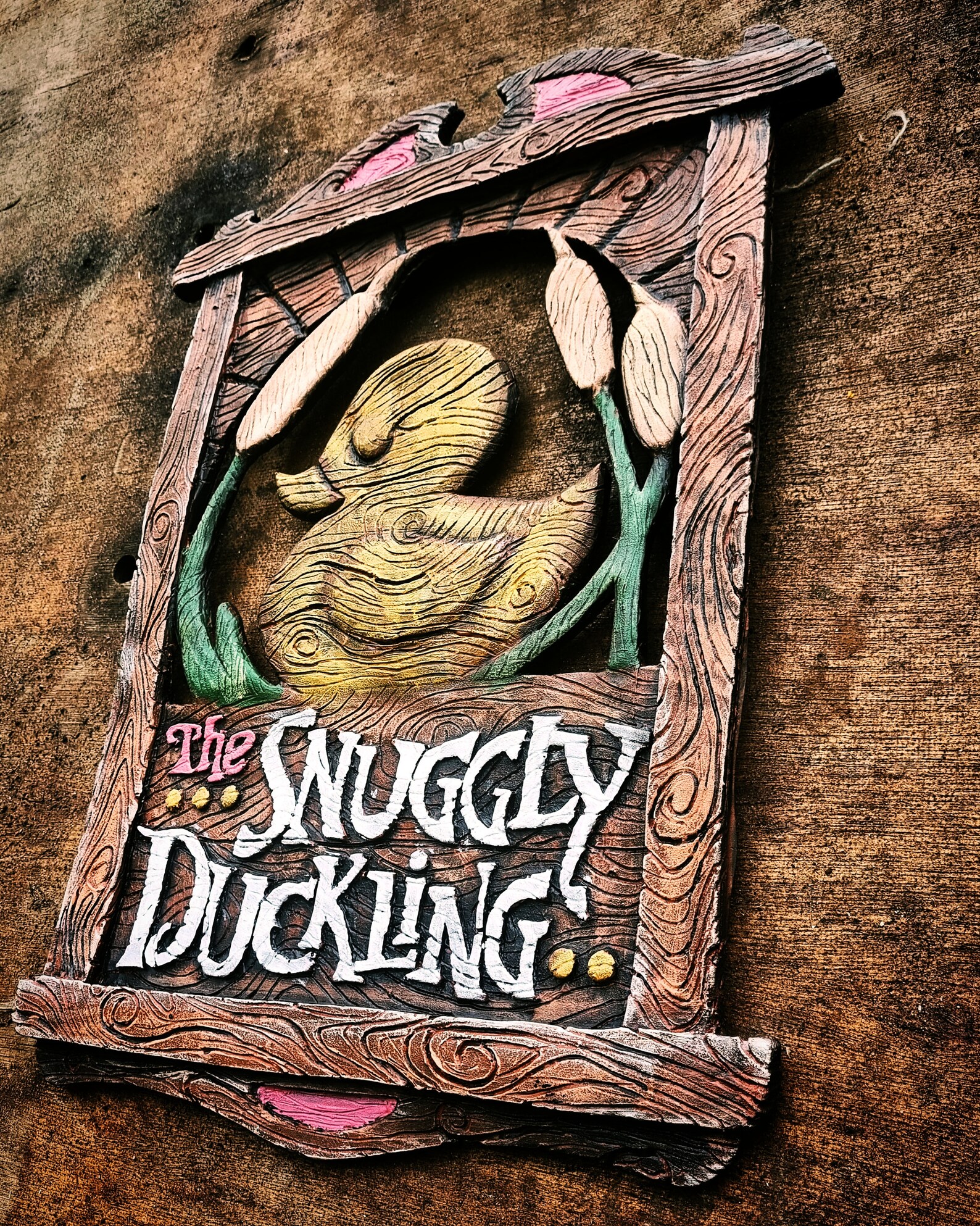 The Snuggly Duckling Tangled Pub Sign - Etsy