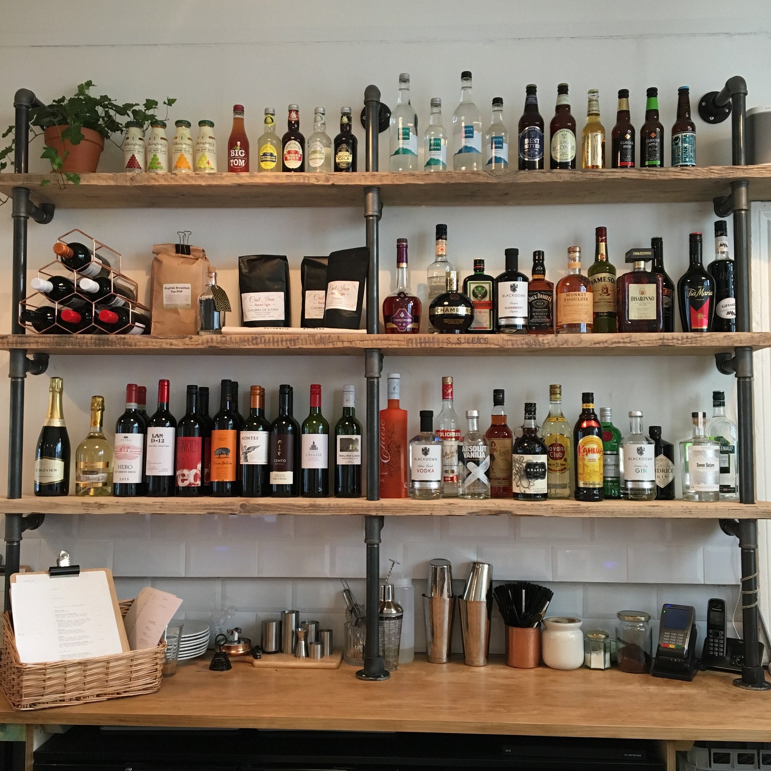 Scaffold Board and Gas Pipe Shelving - Etsy