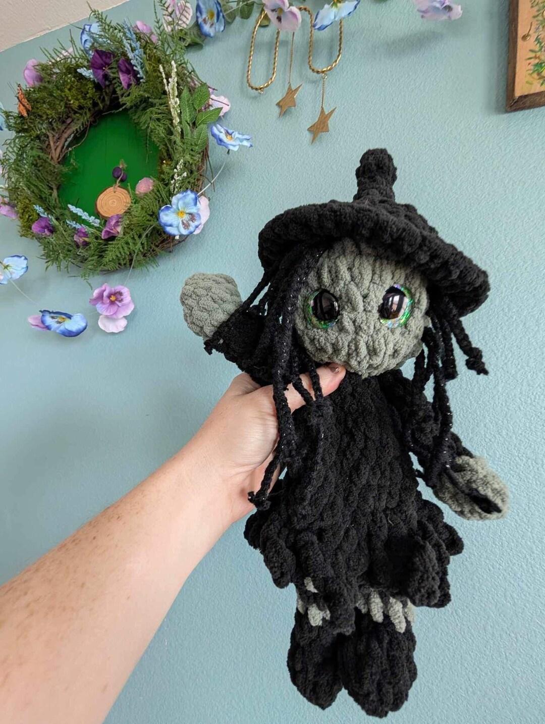 Elphaba Plush Wicked Plush Wicked Witch Wicked Ellie Elfie Amigurumi - Etsy