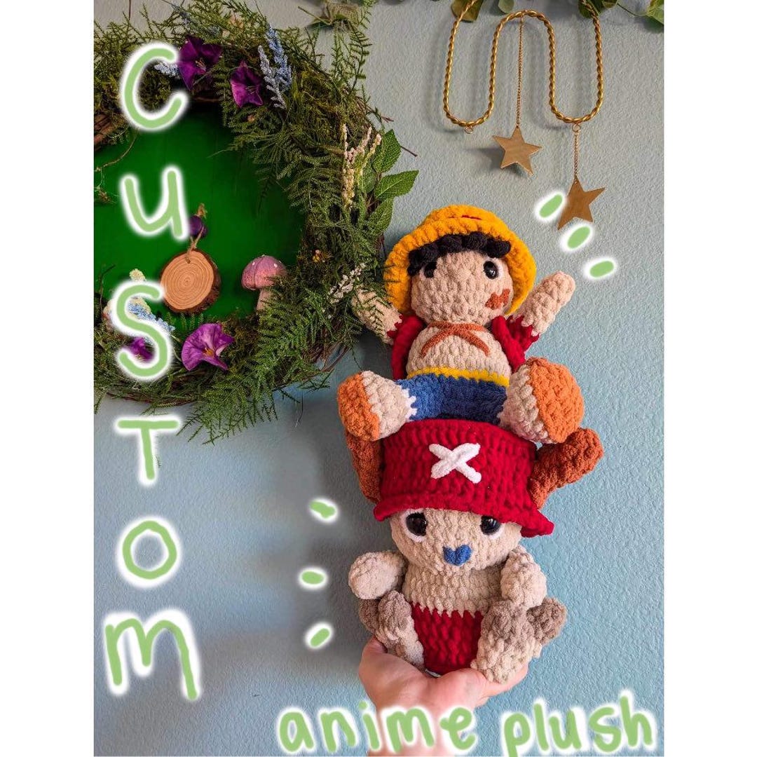 Custom Anime Plush | Amigurumi | Made to Order Anime Plush | Anime ...