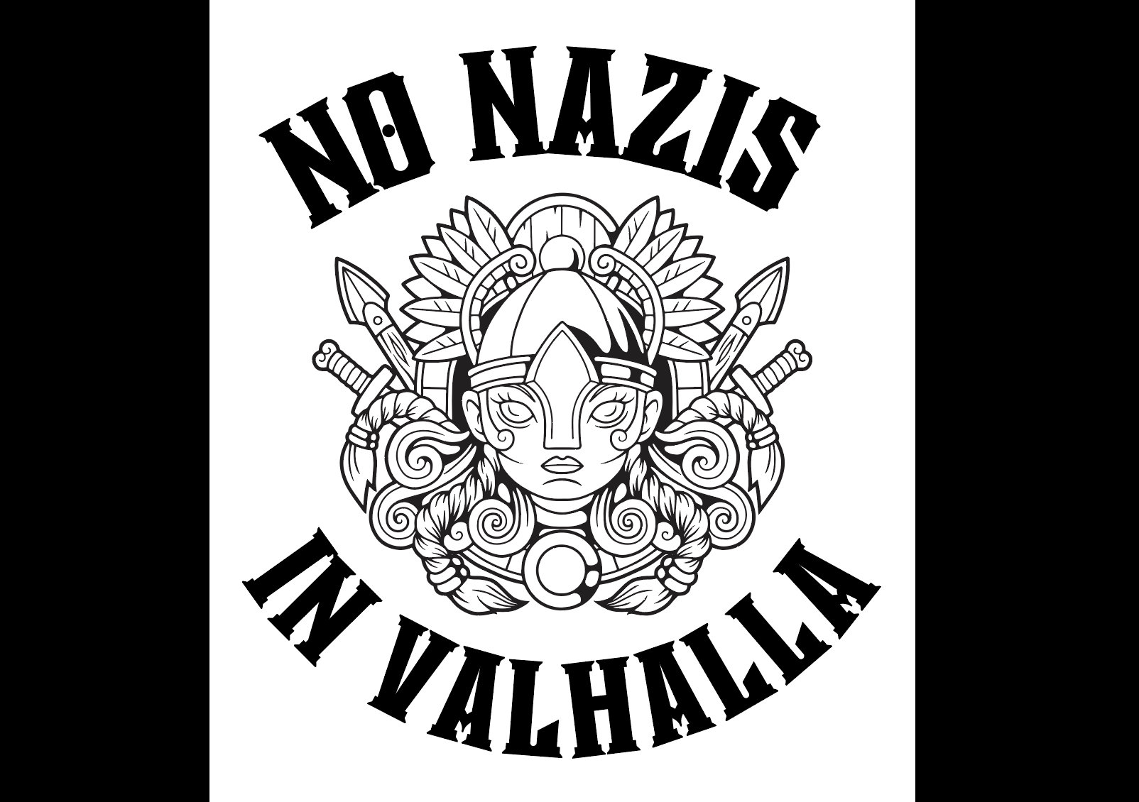 No N*zis in Valhalla Anti-f*scist SVG Cricut Silhouette Cutting Machine ...