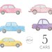 Watercolor Car Clip Art Hand painted Cars Watercolour | Etsy