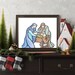Watercolor Nativity Clipart, Religious Christmas Art Print, Hand ...