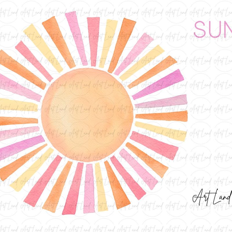 A Vibrant Sun - Etsy