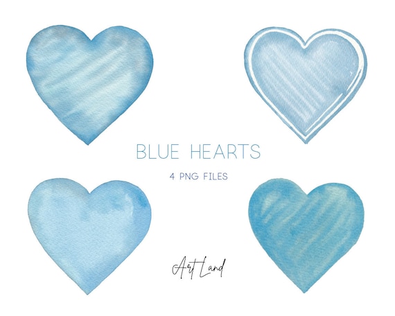 Blue Heart Clip Art