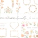 Watercolor Floral Clipart Pastel Flowers Bundle Watercolour - Etsy