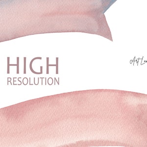 Watercolor Ribbon Banners Clipart, Watercolor Clip Art, Watercolour ...