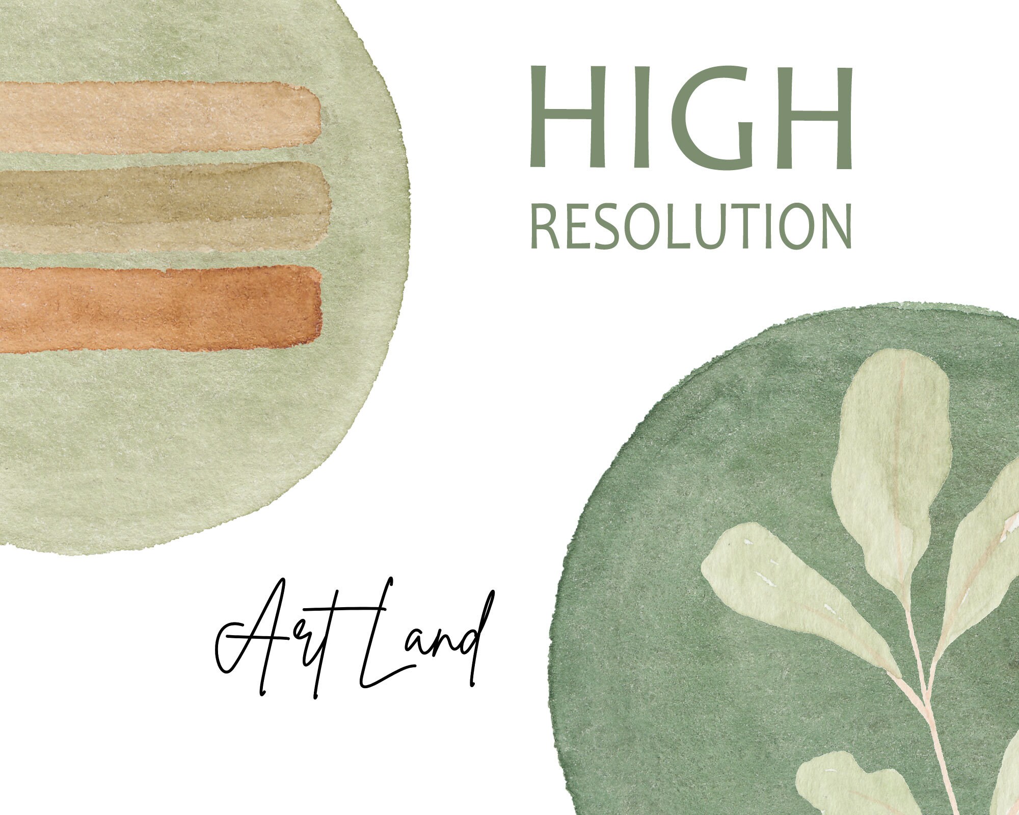 Instagram story highlight Icons Watercolor Circles Clipart | Etsy