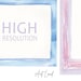 Watercolor Border, Digital Clipart Frames Clipart, Clip Art Invitation ...