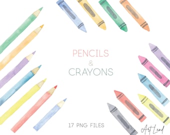 Watercolor School Clipart, Back to School Clipart, School Clipart PNG ...