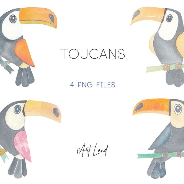 Toucan Clip Art - Etsy