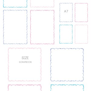 Watercolor Frame, Digital Clipart- Frame Clipart, Clip Art Baby Shower ...