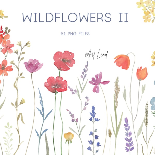 Wild Flowers - Etsy