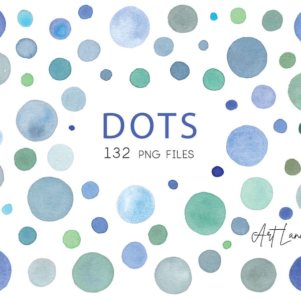 Hand Painted Dots - Etsy
