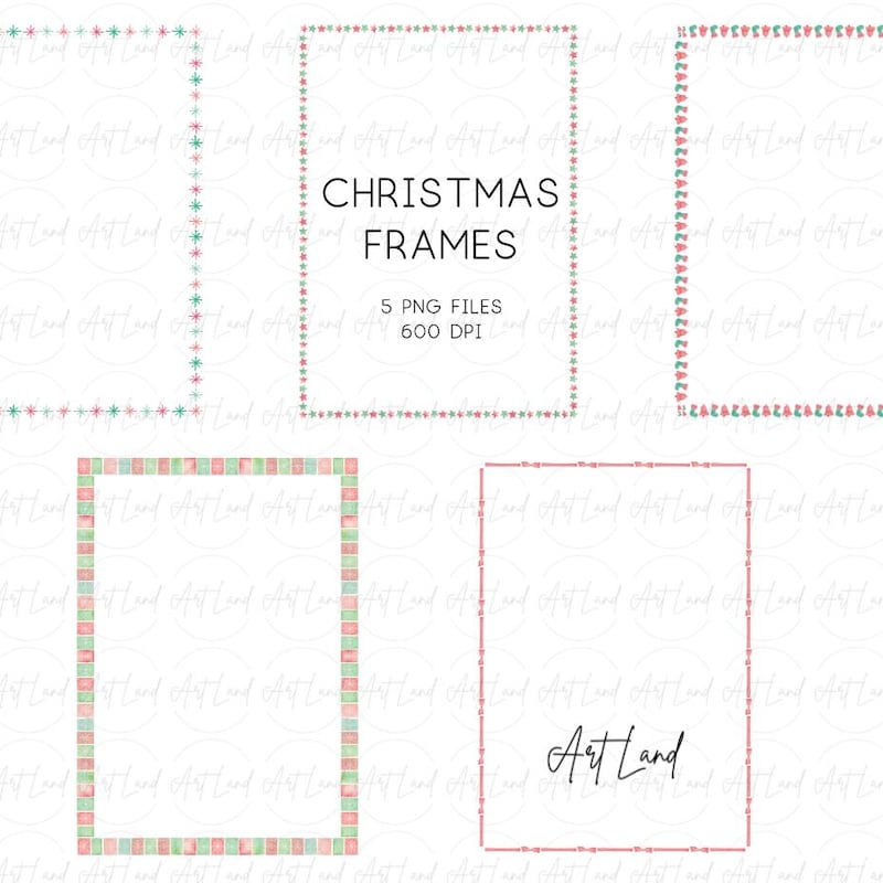 Christmas Frames - Etsy