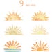Watercolor Sunset Clipart, Hand Painted Watercolour Digital Sunset ...