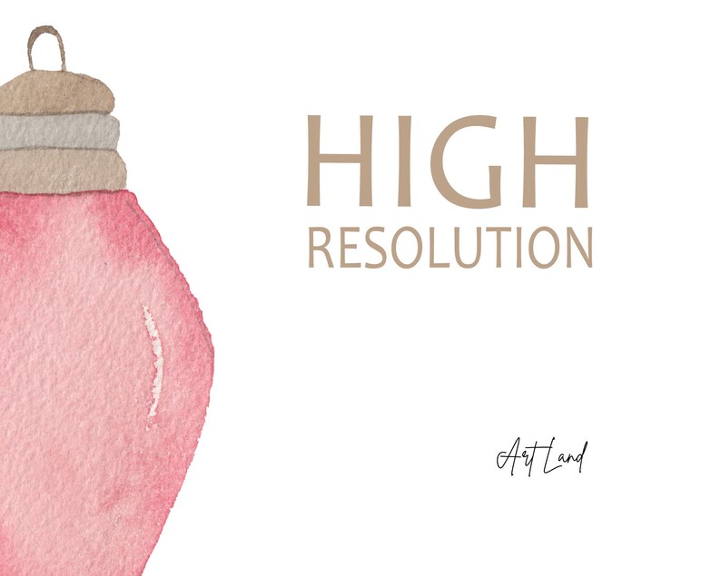 Christmas Lights Clipart Hand Painted Holiday Borders - Etsy