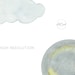 Cloud Star Moon Watercolor Clip Art Set, Hand Painted Clouds Stars ...