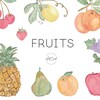 Watercolor Clipart, Fruit Clipart, Food, Tropical Watercolour Clipart ...
