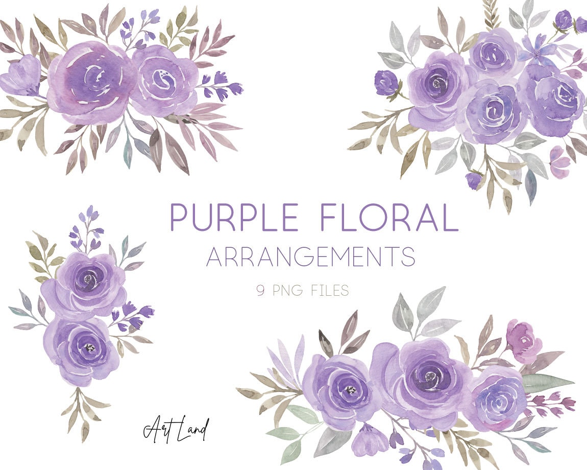 Purple Flower Design