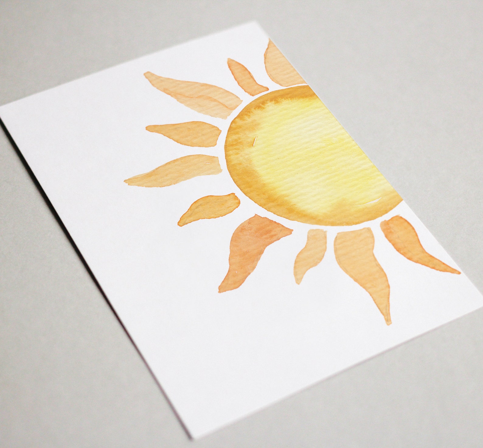 Watercolor Weather Clip Art Rainbow Sun Moon Clouds Snow - Etsy