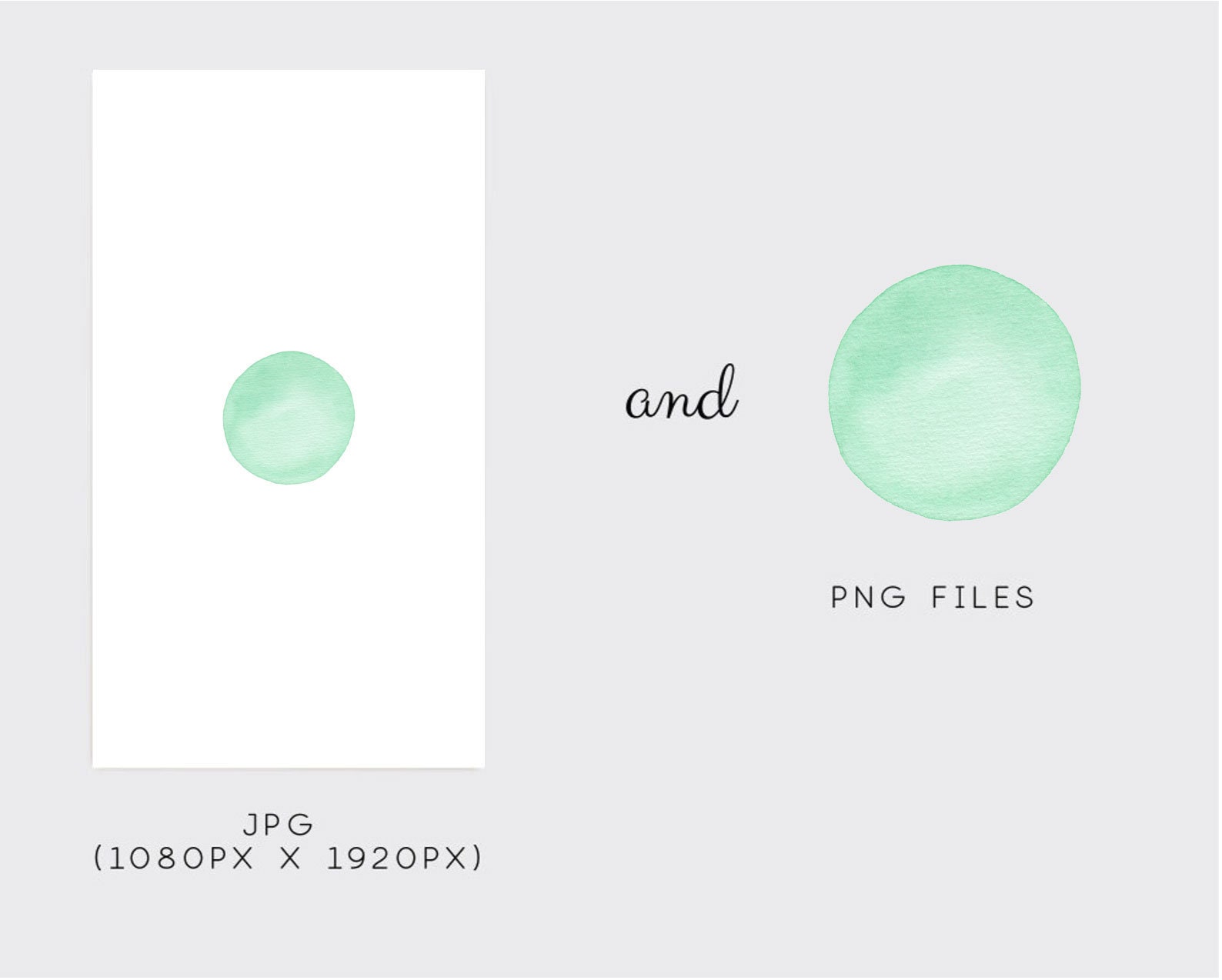 Instagram Story Highlight Icons Watercolor Circles Clipart | Etsy