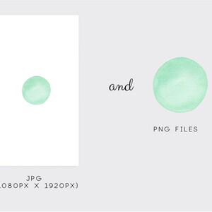 Instagram Story Highlight Icons, Watercolor Circles Clipart, Watercolor ...