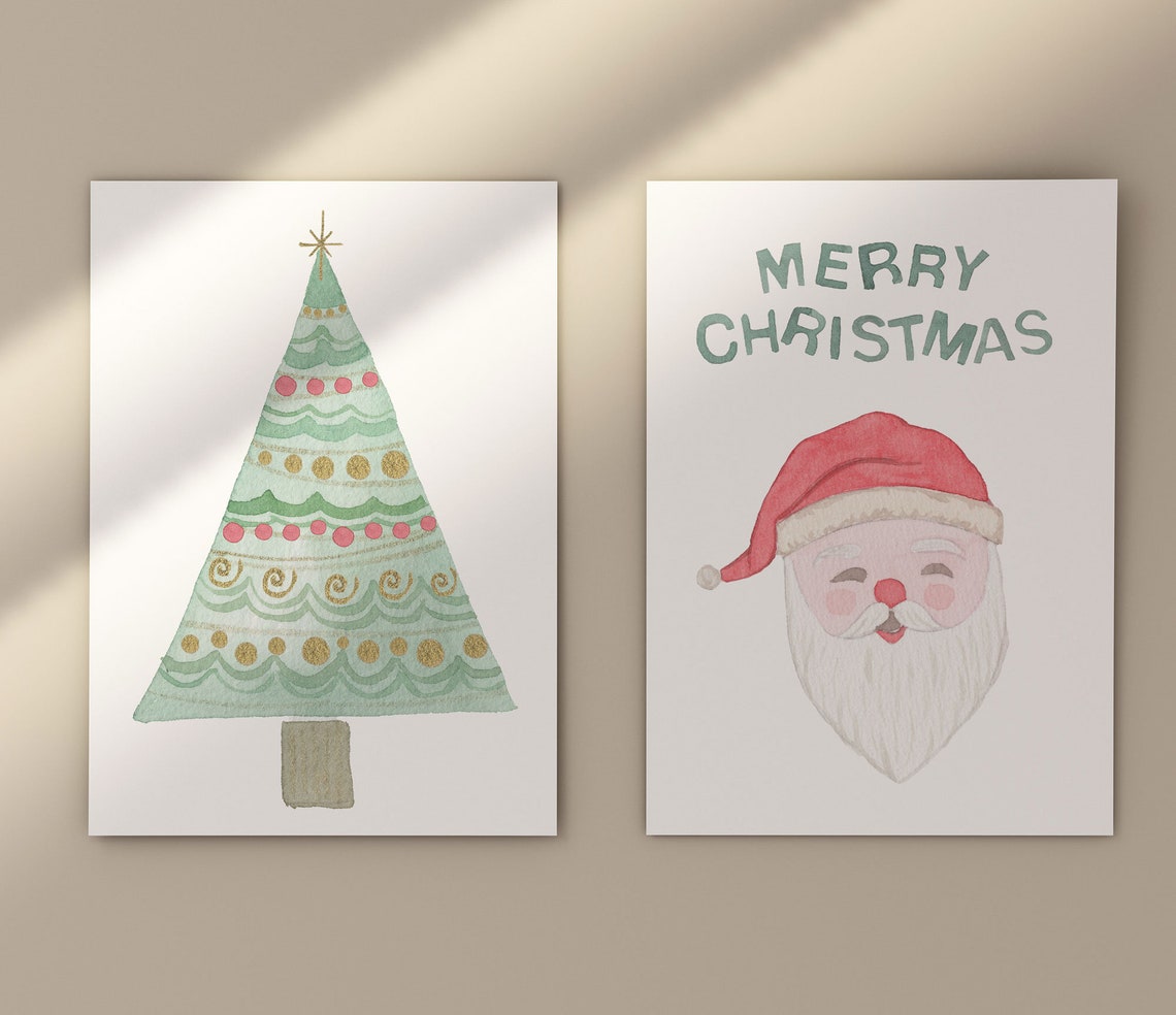 Christmas Rainbow Clip Art Hand Painted Festive Rainbow - Etsy