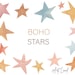 Watercolor Boho Stars Clipart: 14 Hand-painted Retro Graphics (PNG ...
