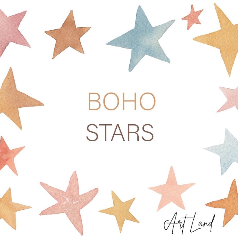 Boho Stars - Etsy
