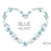 Watercolor Floral Clipart Frames Border Blue Flowers - Etsy