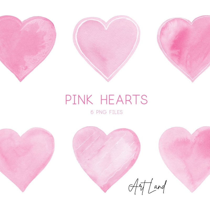 Watercolor Heart - Etsy