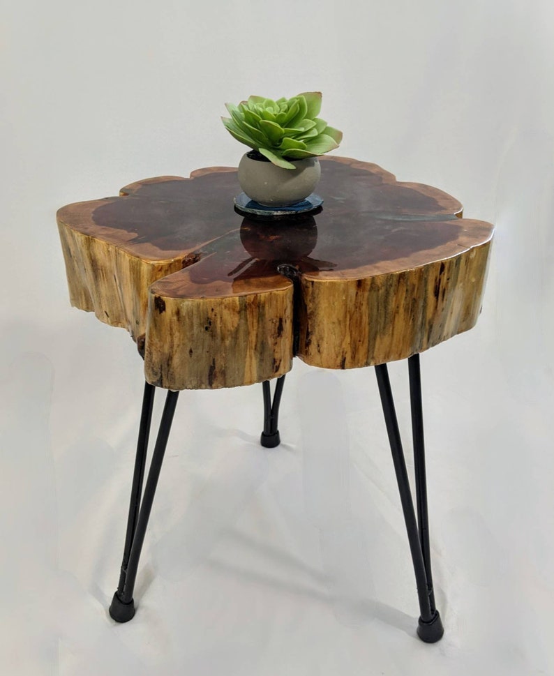 Freeform Table Wood Slice Table Live Edge Table Side or End - Etsy