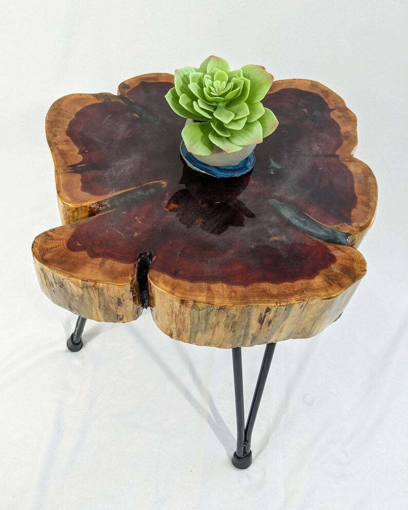 Freeform Table Wood Slice Table Live Edge Table Side or End - Etsy
