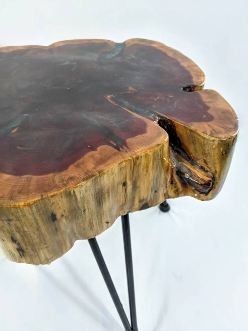 Freeform Table Wood Slice Table Live Edge Table Side or End - Etsy
