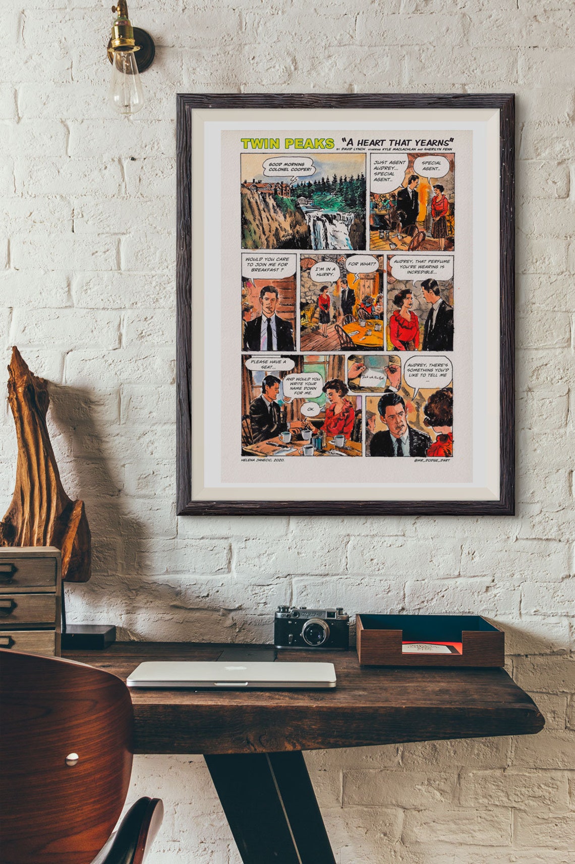 Twin Peaks Art Print A Heart That Yearns - Etsy