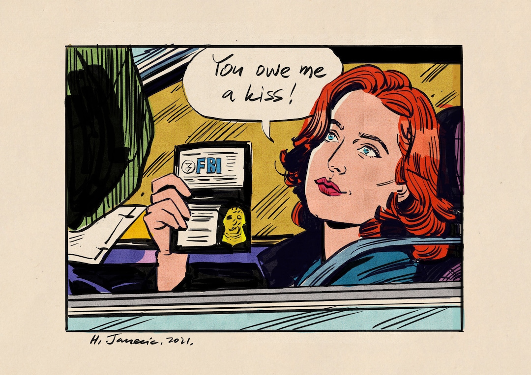 Special Agent Dana Scully - Poster Print - Etsy