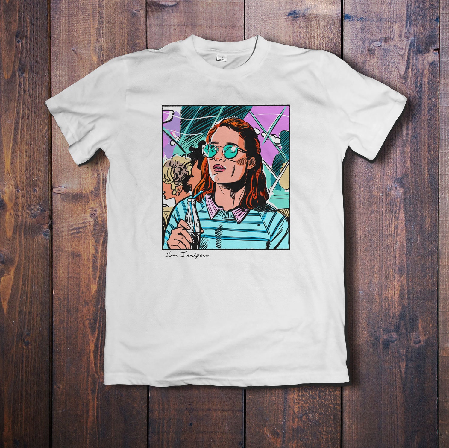 San Junipero Tshirt - Yorkie - Etsy