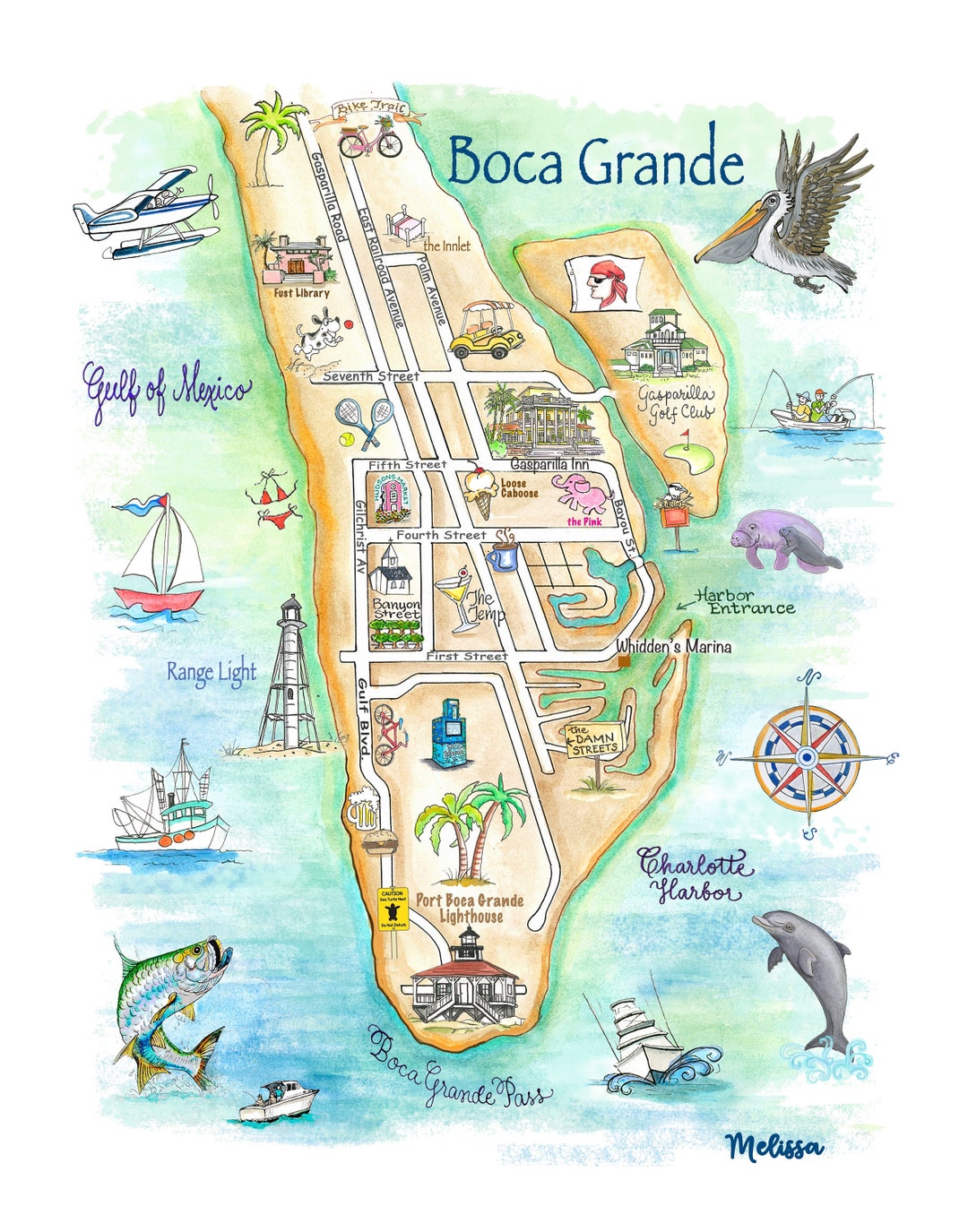 Boca Grande Village - Etsy