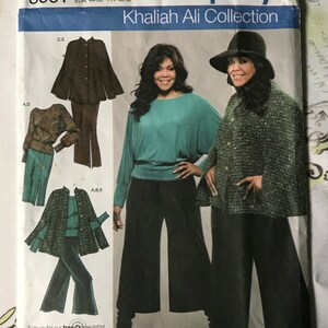 Simplicity Khaliah Ali Collection Misses' Cape & Knit - Etsy