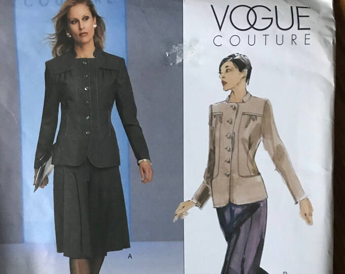 Vogue Couture, Misses'/misses' Petite, Jacket (stand-up Style Collar ...